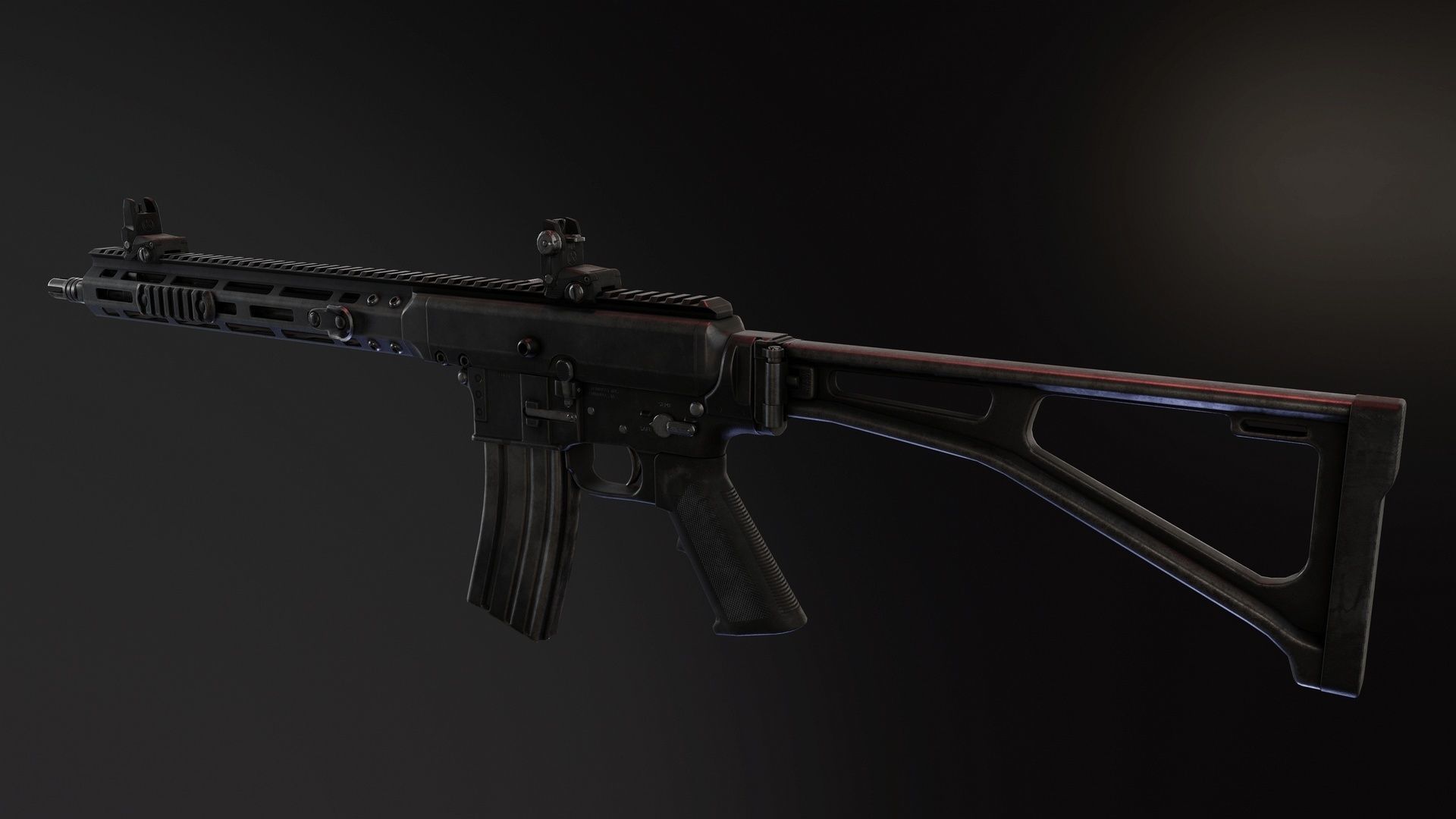 3D model BRN180 Rifle VR / AR / low-poly | CGTrader