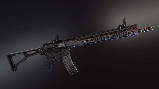 3D model BRN180 Rifle VR / AR / low-poly | CGTrader