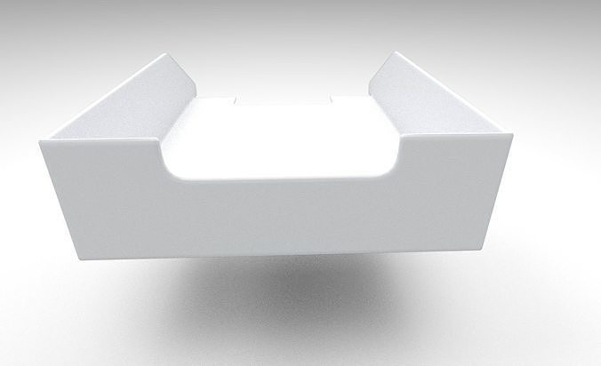 3D model stackable paper tray VR / AR / low-poly | CGTrader