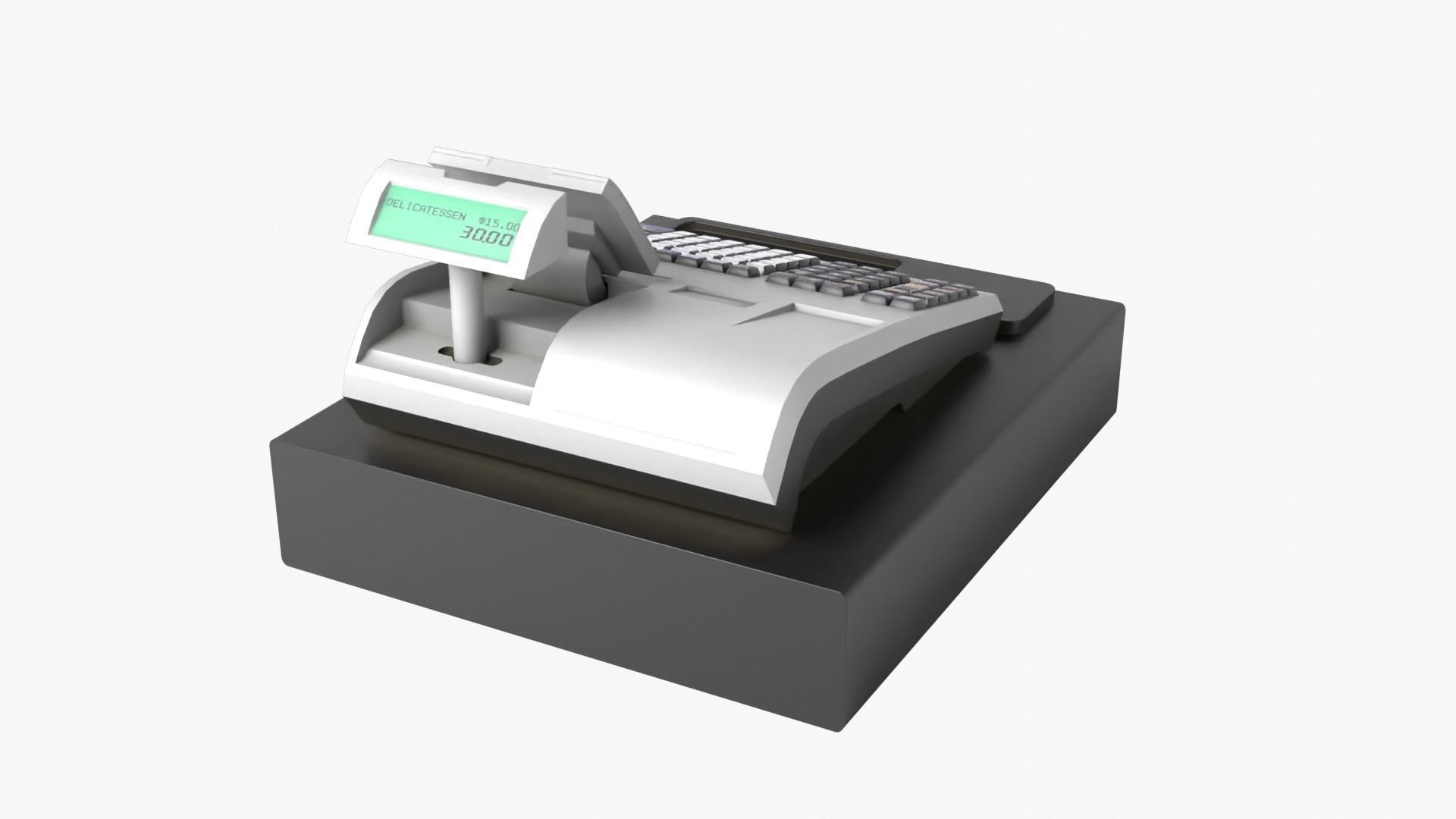 3D model Cash Register VR / AR / low-poly | CGTrader