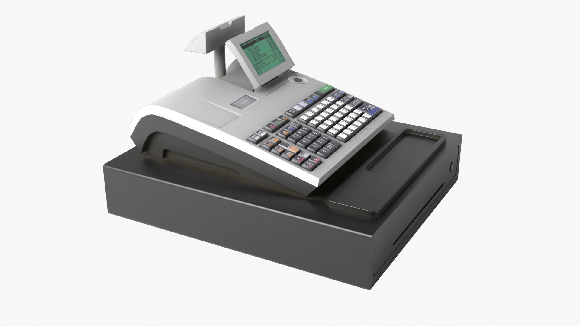 3D model Cash Register VR / AR / low-poly | CGTrader
