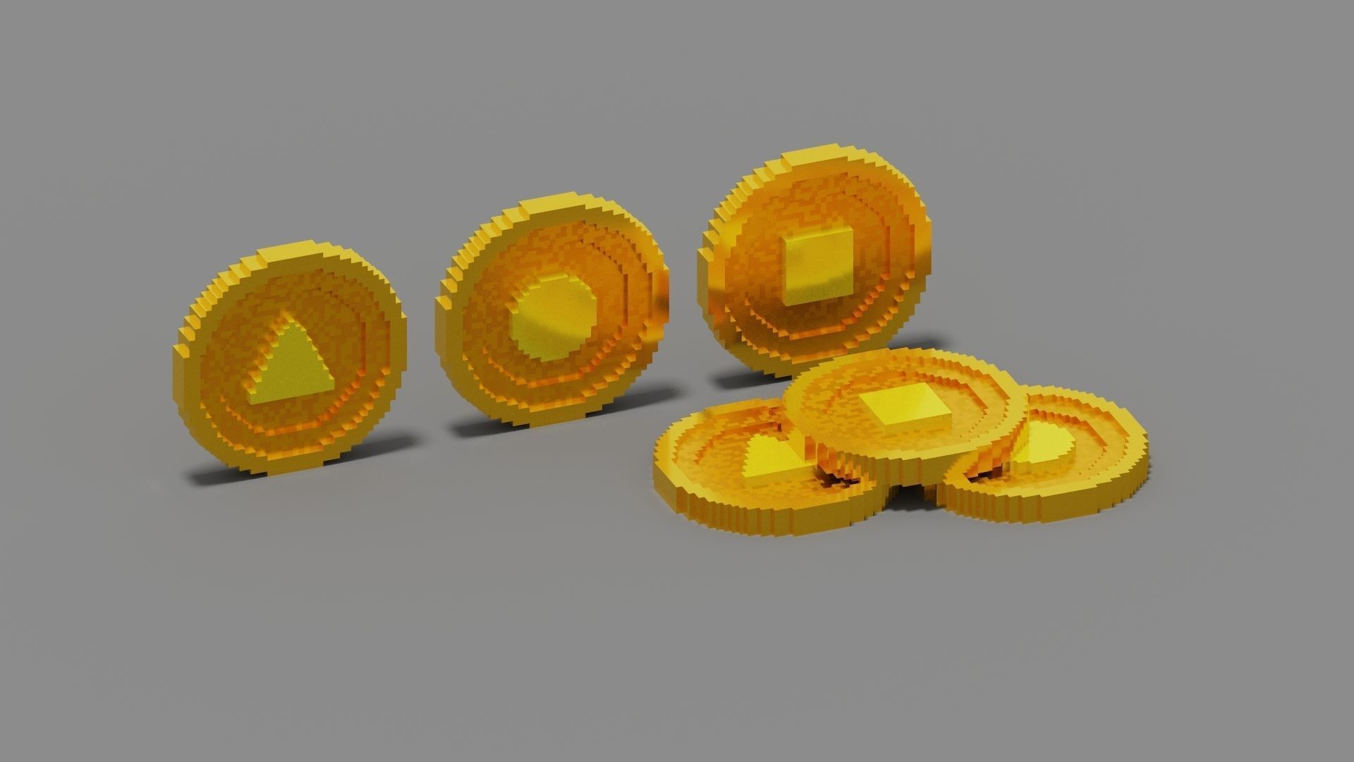 3D model Squid Game Coins VR / AR / low-poly | CGTrader