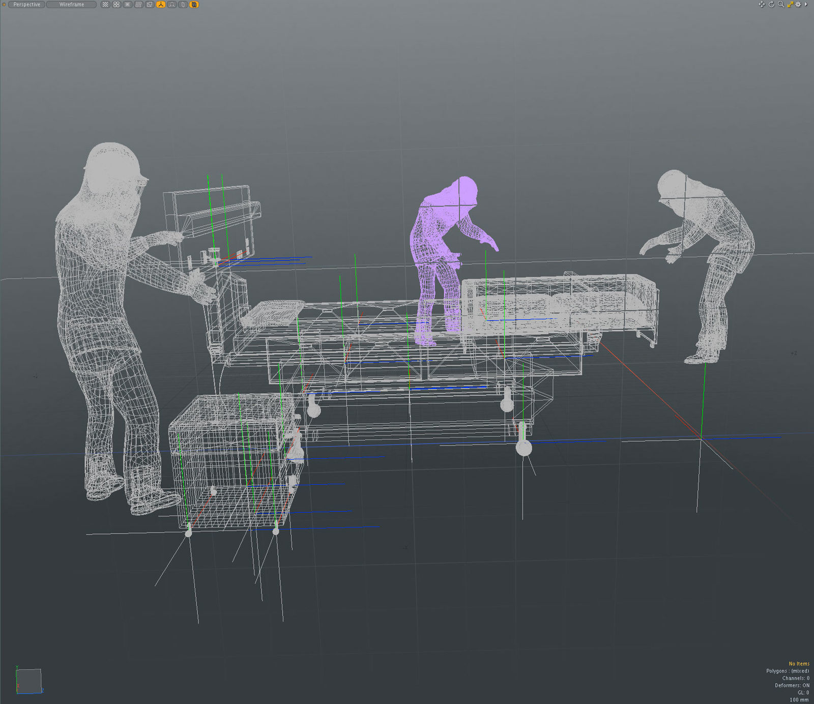 PPE Doctor Clothing Man 3D model animated | CGTrader