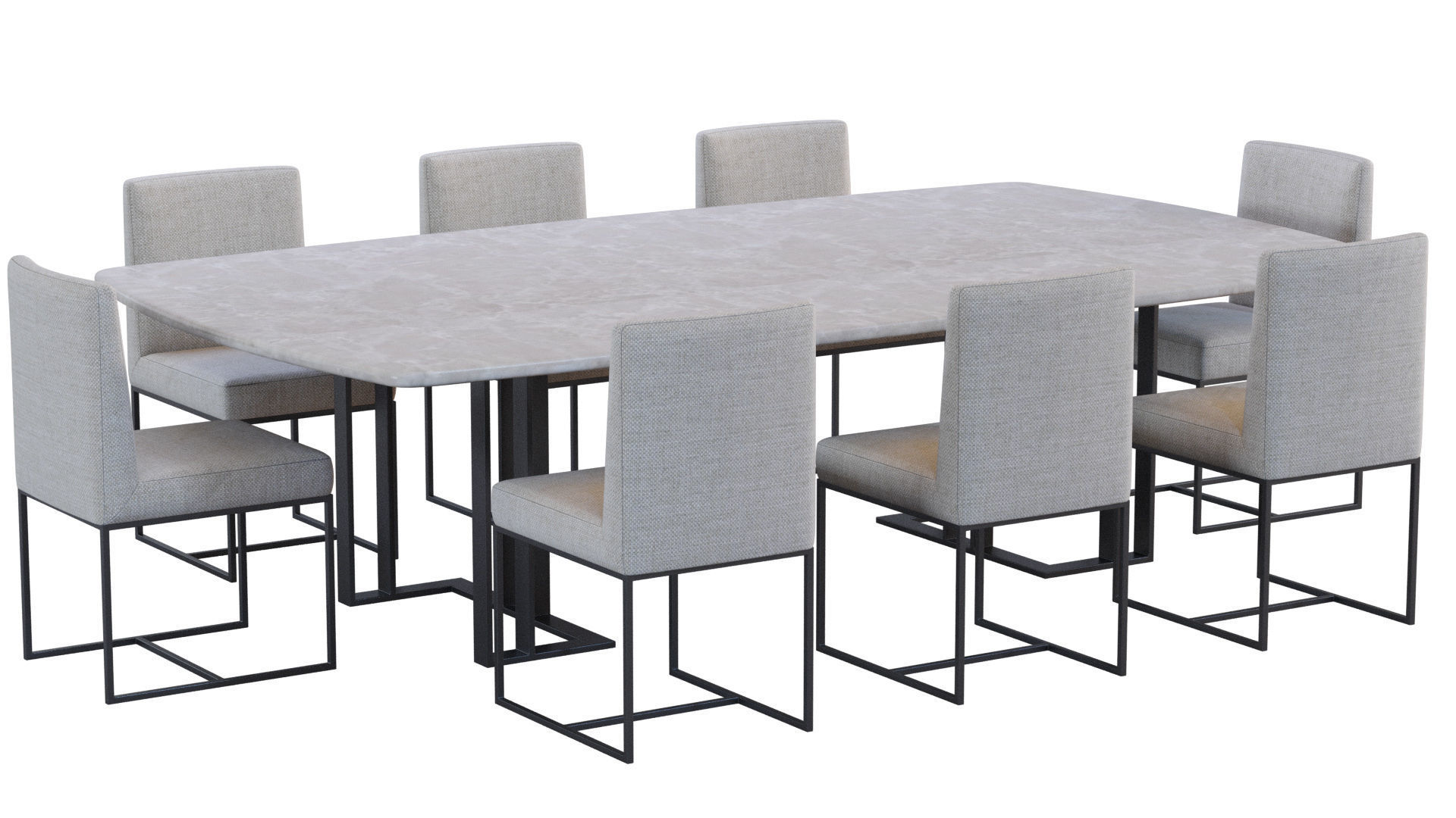 Charlie Table by Meridiani 3D model | CGTrader