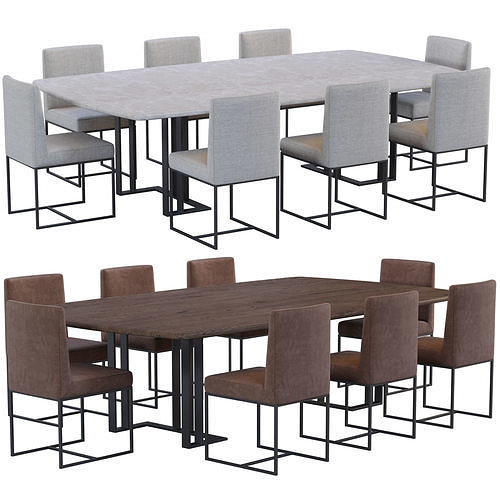 Charlie Table by Meridiani 3D model | CGTrader
