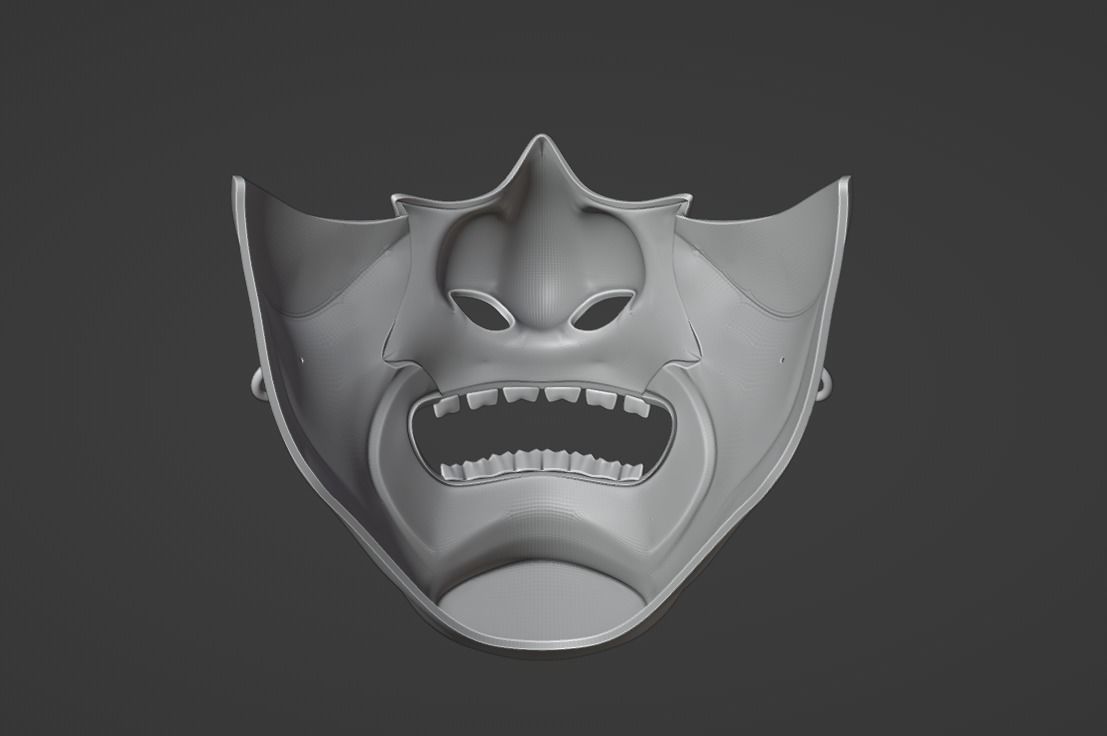 Jin Sakai mask - Majestic samurai clan from Ghost of Tsushima 3D model ...
