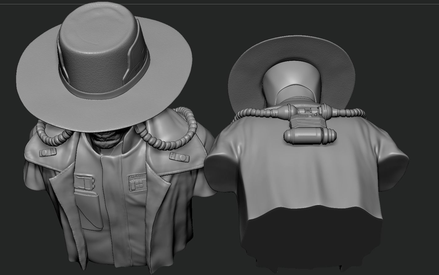Cad Bane Bust 3D model 3D printable | CGTrader