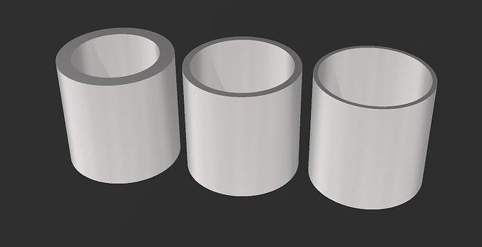 Pipe tubing 50mm 40mm 3D model 3D printable | CGTrader