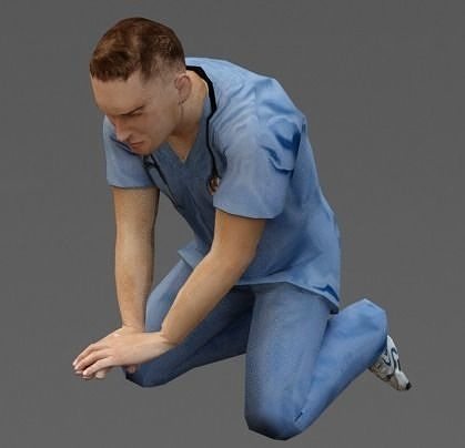 3D model Male Doctor Character VR / AR / low-poly | CGTrader