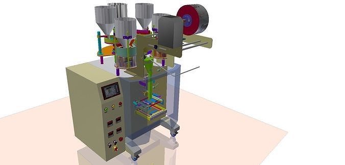 packaging machine 3D model | CGTrader