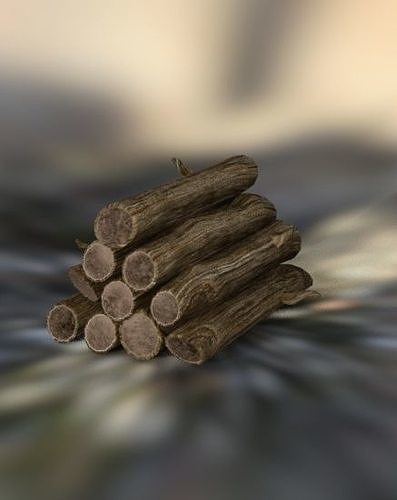 3D model Logs fire VR / AR / low-poly | CGTrader