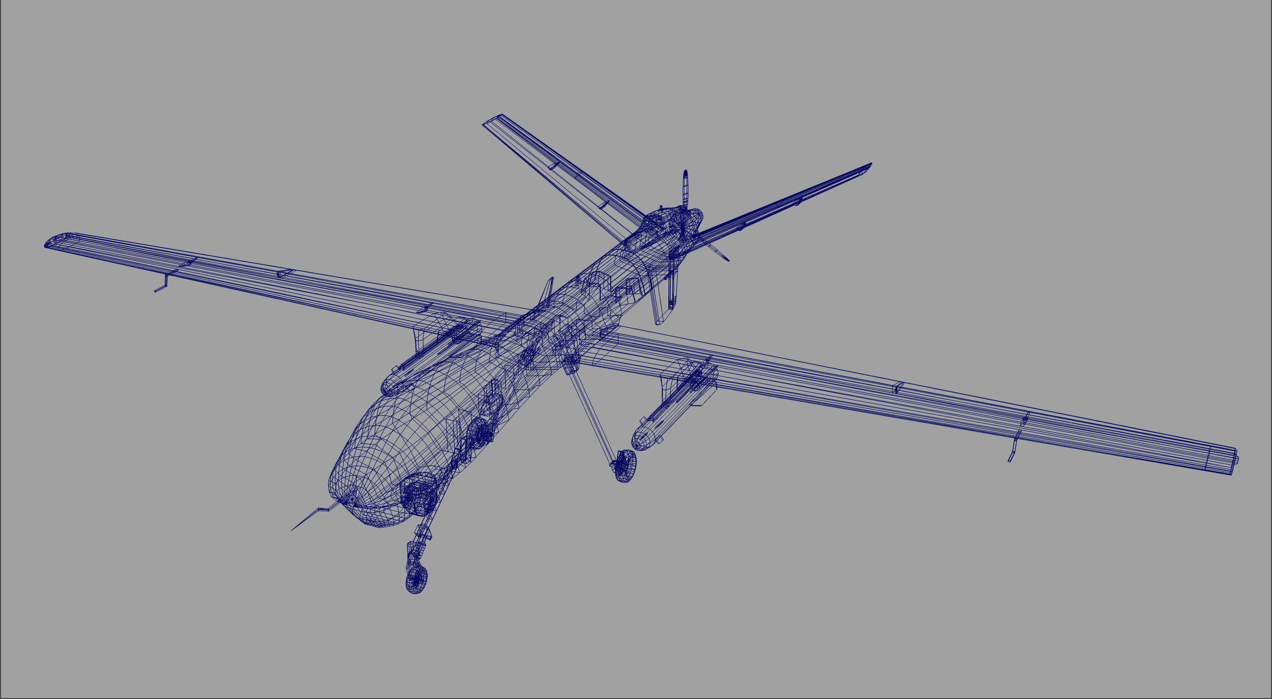 General Atomics MQ 9 Predator Reaper 3D model | CGTrader