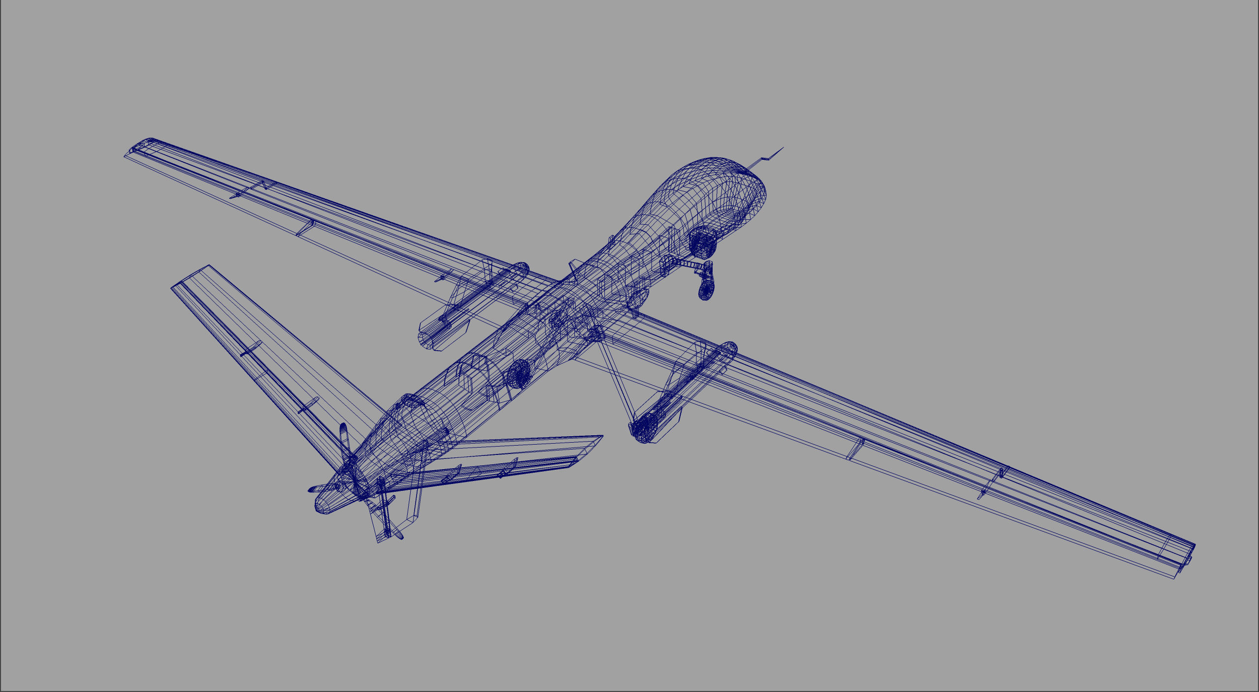 General Atomics MQ 9 Predator Reaper 3D model | CGTrader