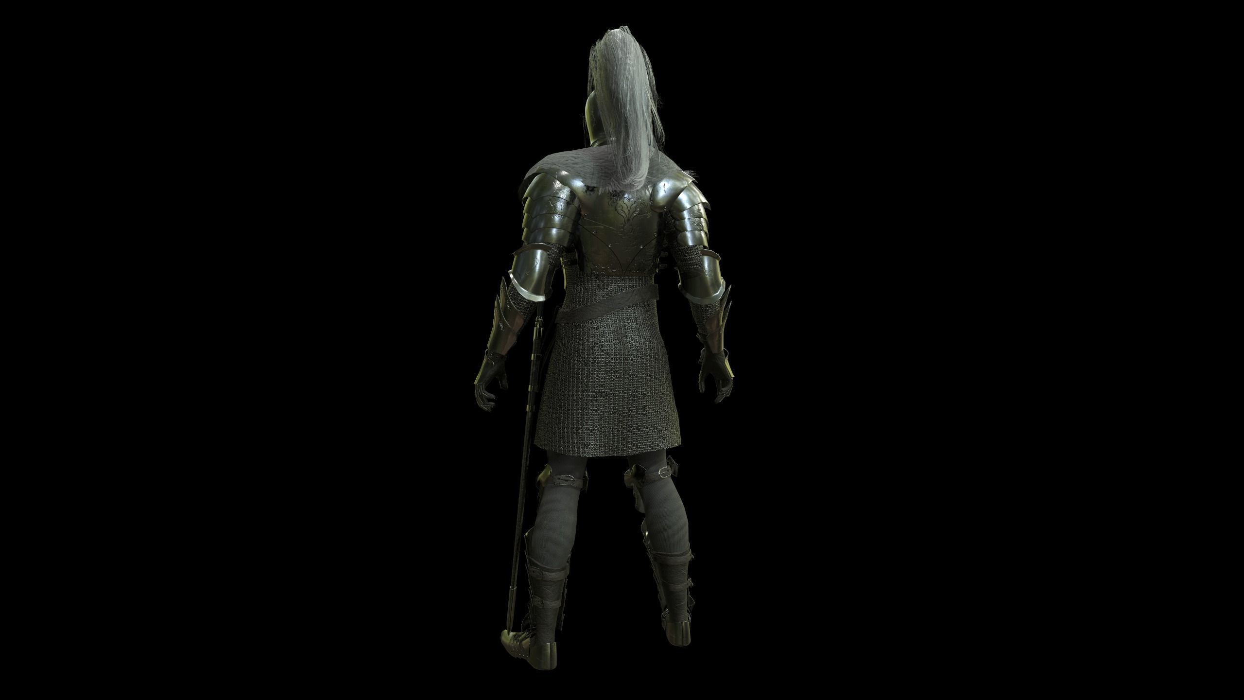 3D model Fantasy Knight VR / AR / low-poly | CGTrader