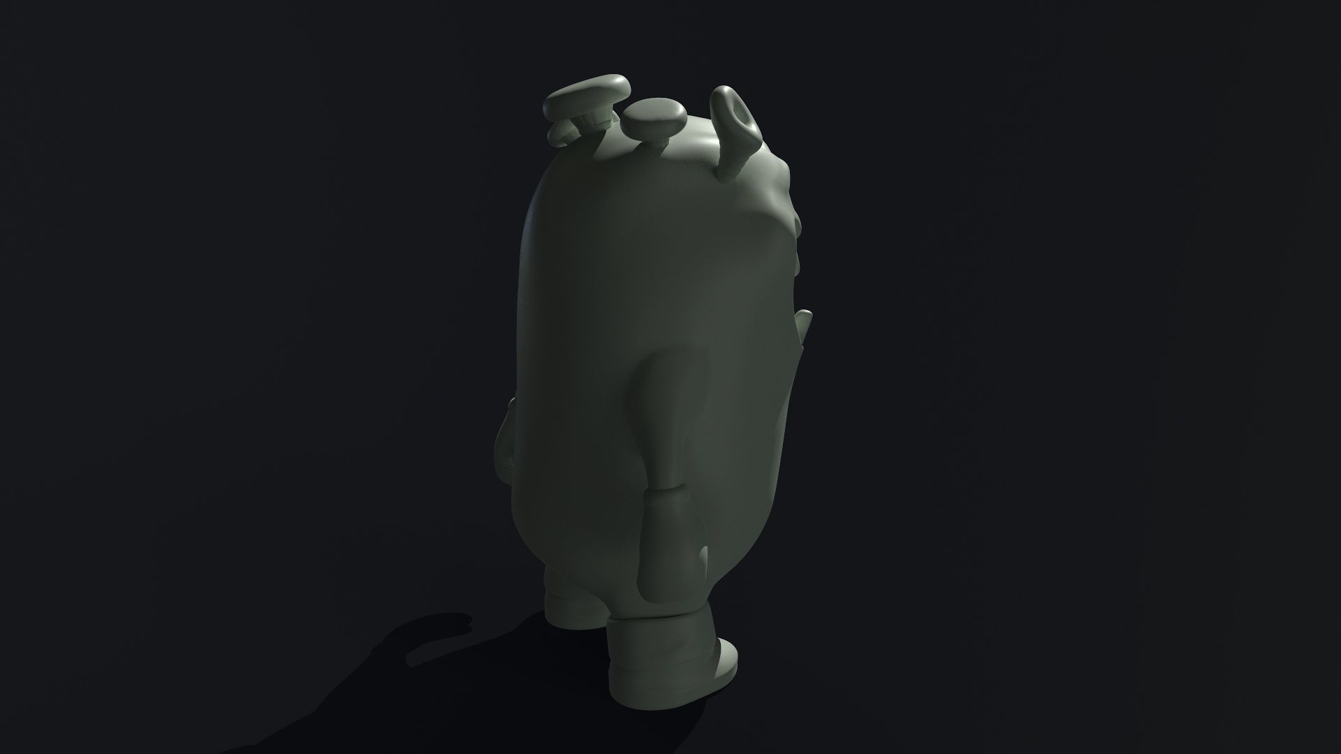 Alien cartoon 3D model 3D printable | CGTrader