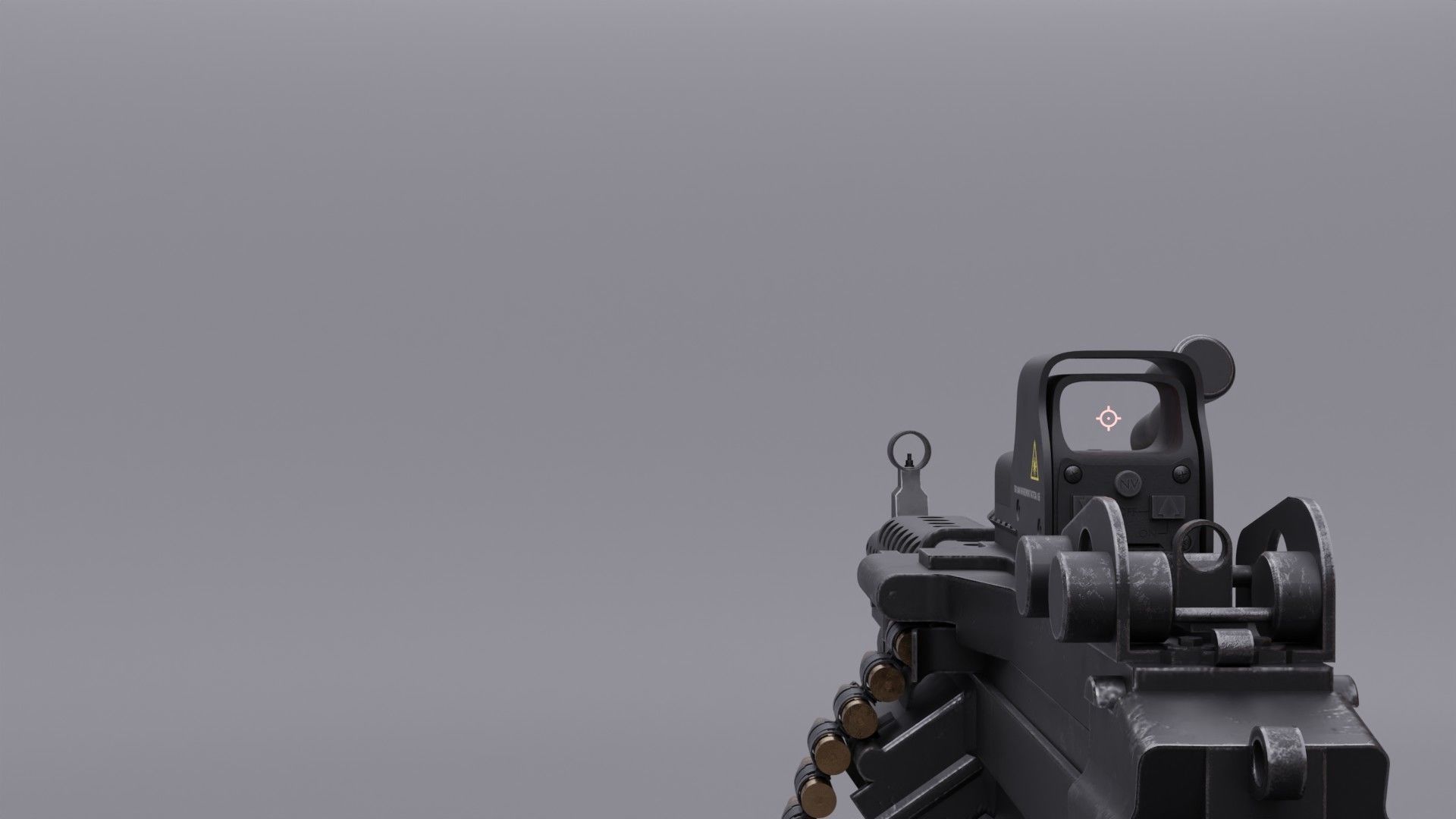 FN MINI M249 Light Machine Gun 3D model | CGTrader