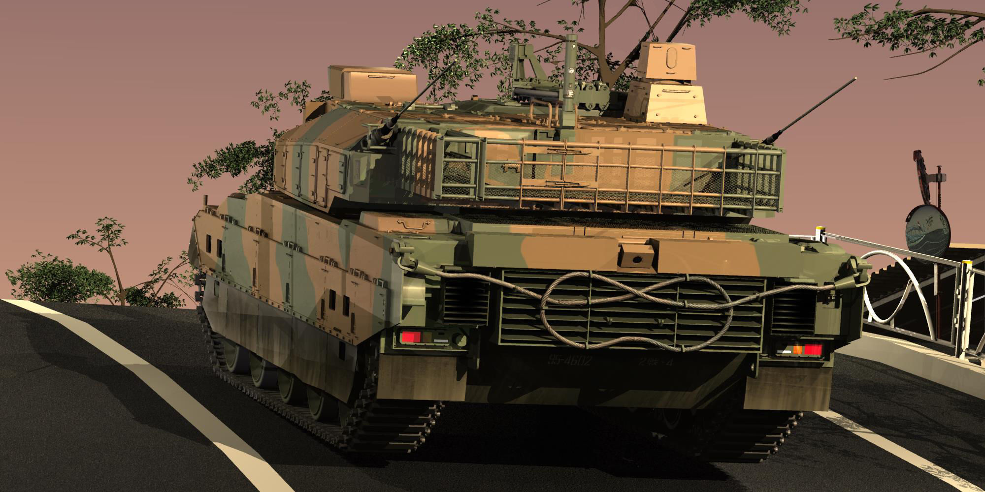 JGSDF Type10 TK 3D model | CGTrader