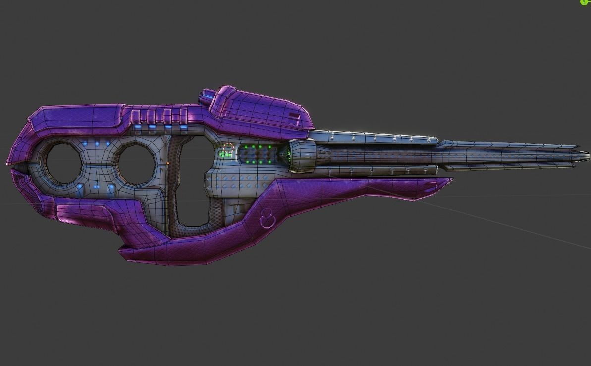3D model Covenant Carbine VR / AR / low-poly | CGTrader