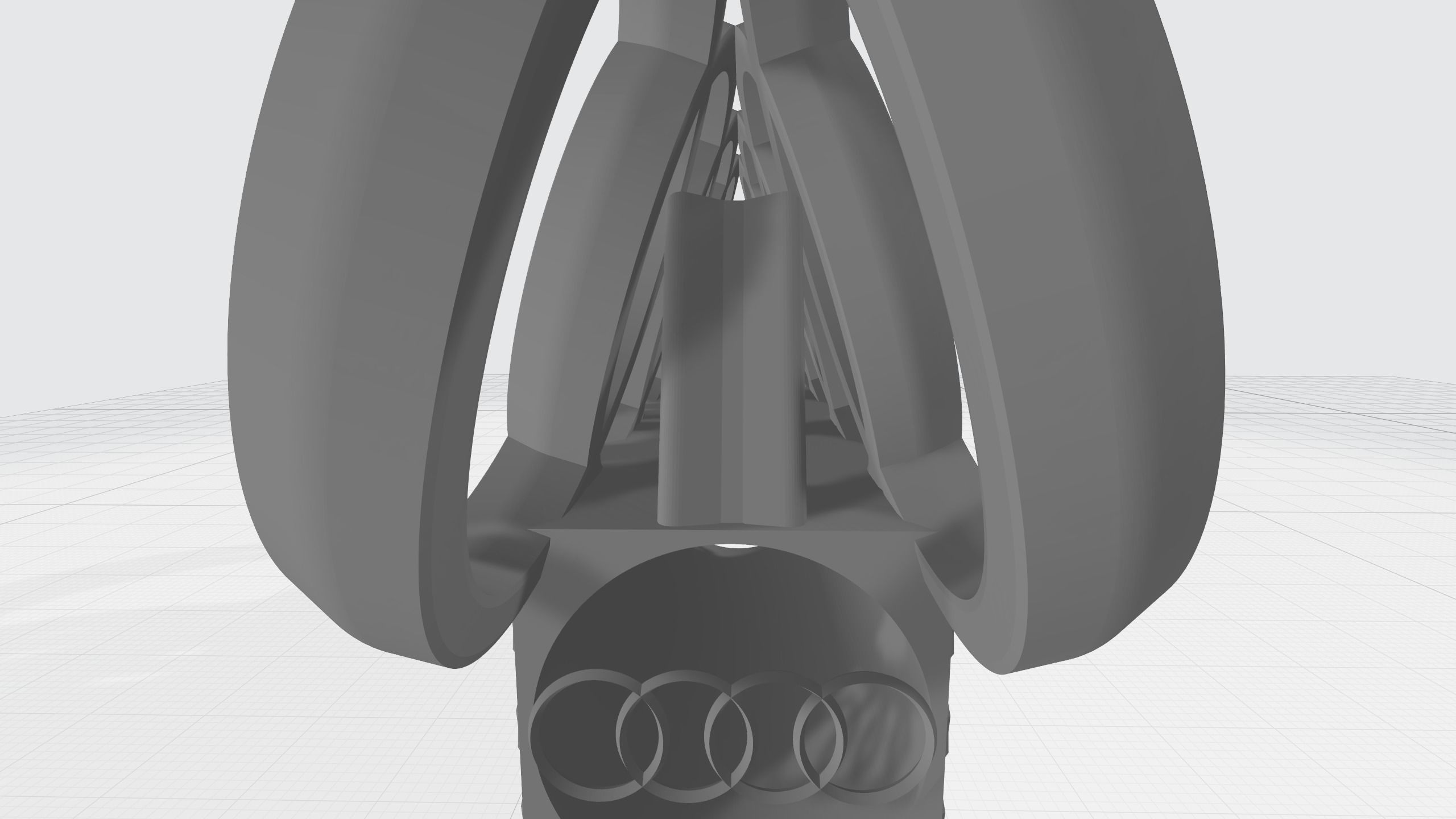 Audi Logo 3D model 3D printable | CGTrader