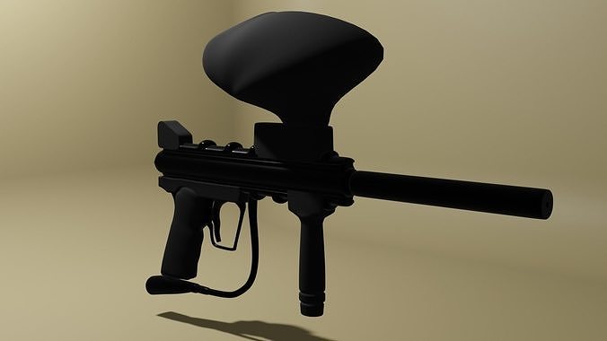Paintball gun 3D model | CGTrader