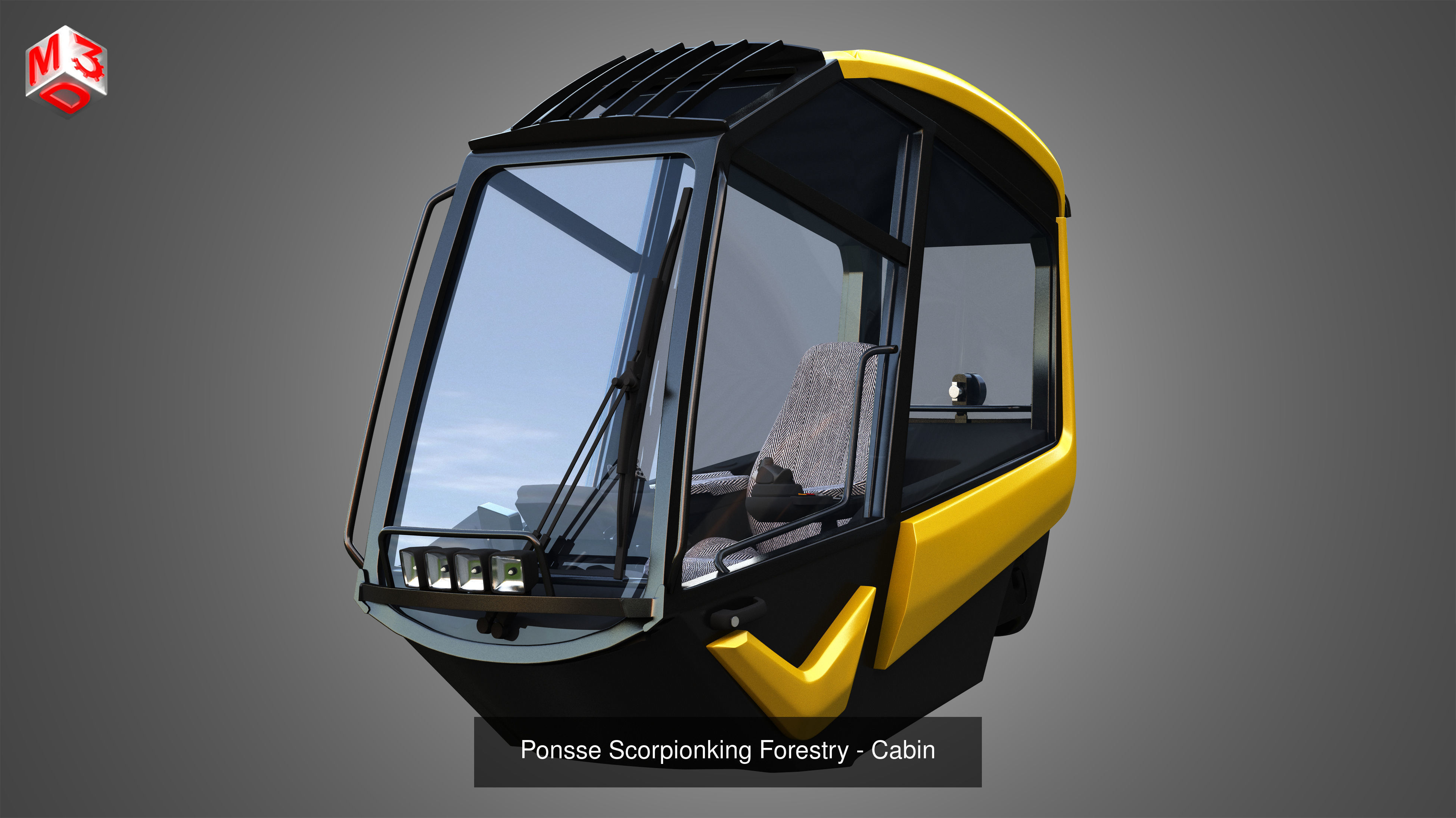 Driving Cabins - 4 in 1 3D Model Collection | CGTrader