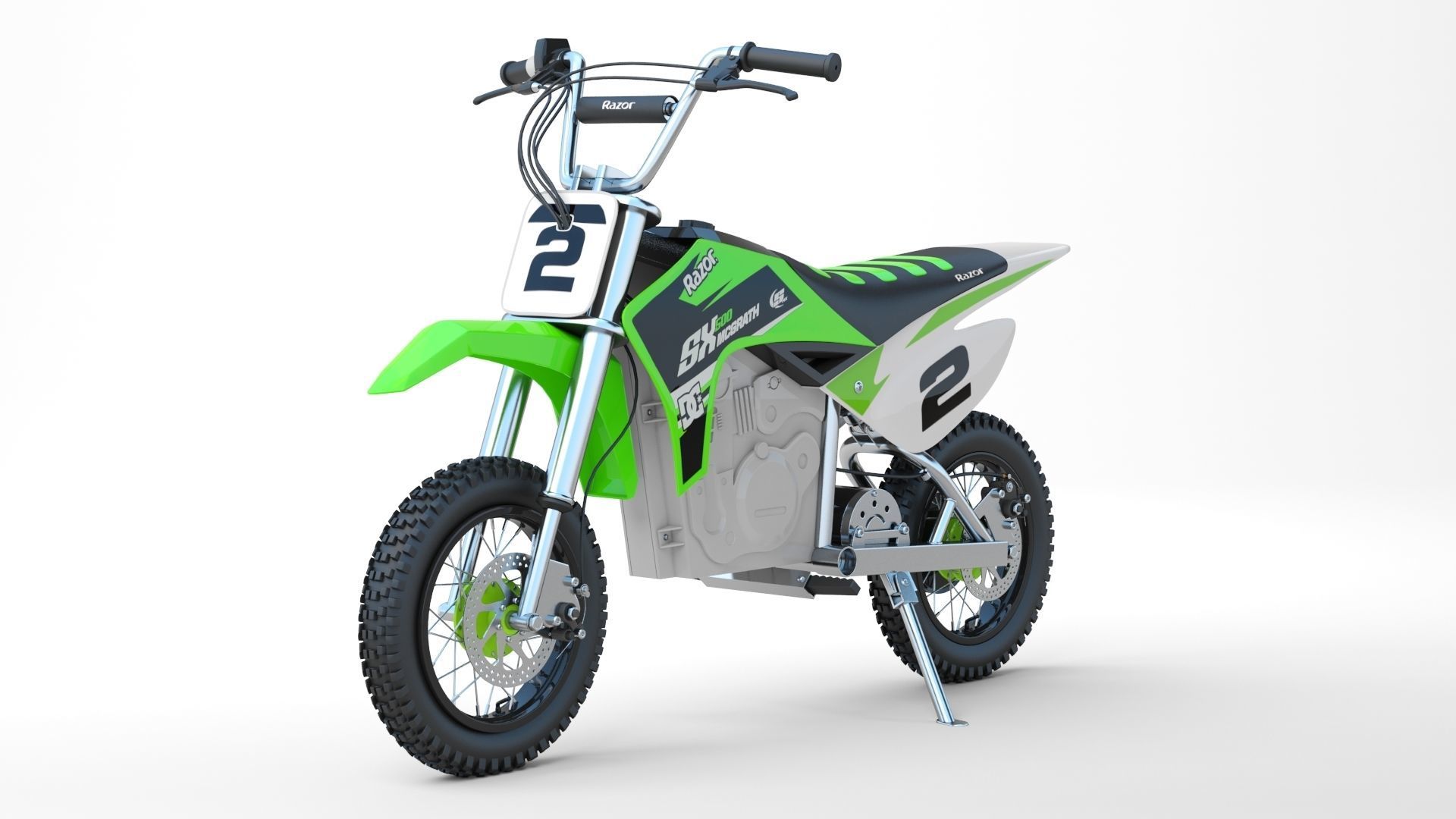 Razor Dirt Rocket SX500 McGrath Electric 3D model | CGTrader