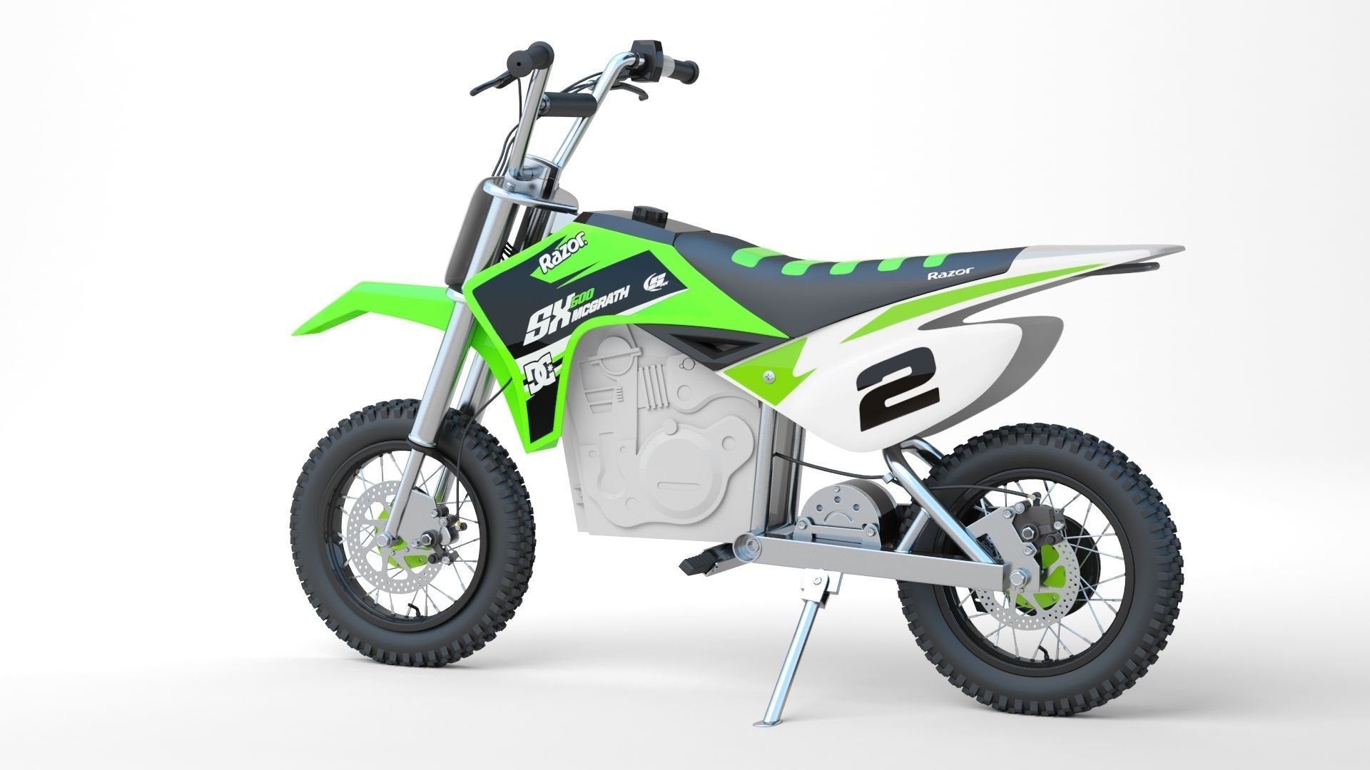Razor Dirt Rocket SX500 McGrath Electric 3D model | CGTrader