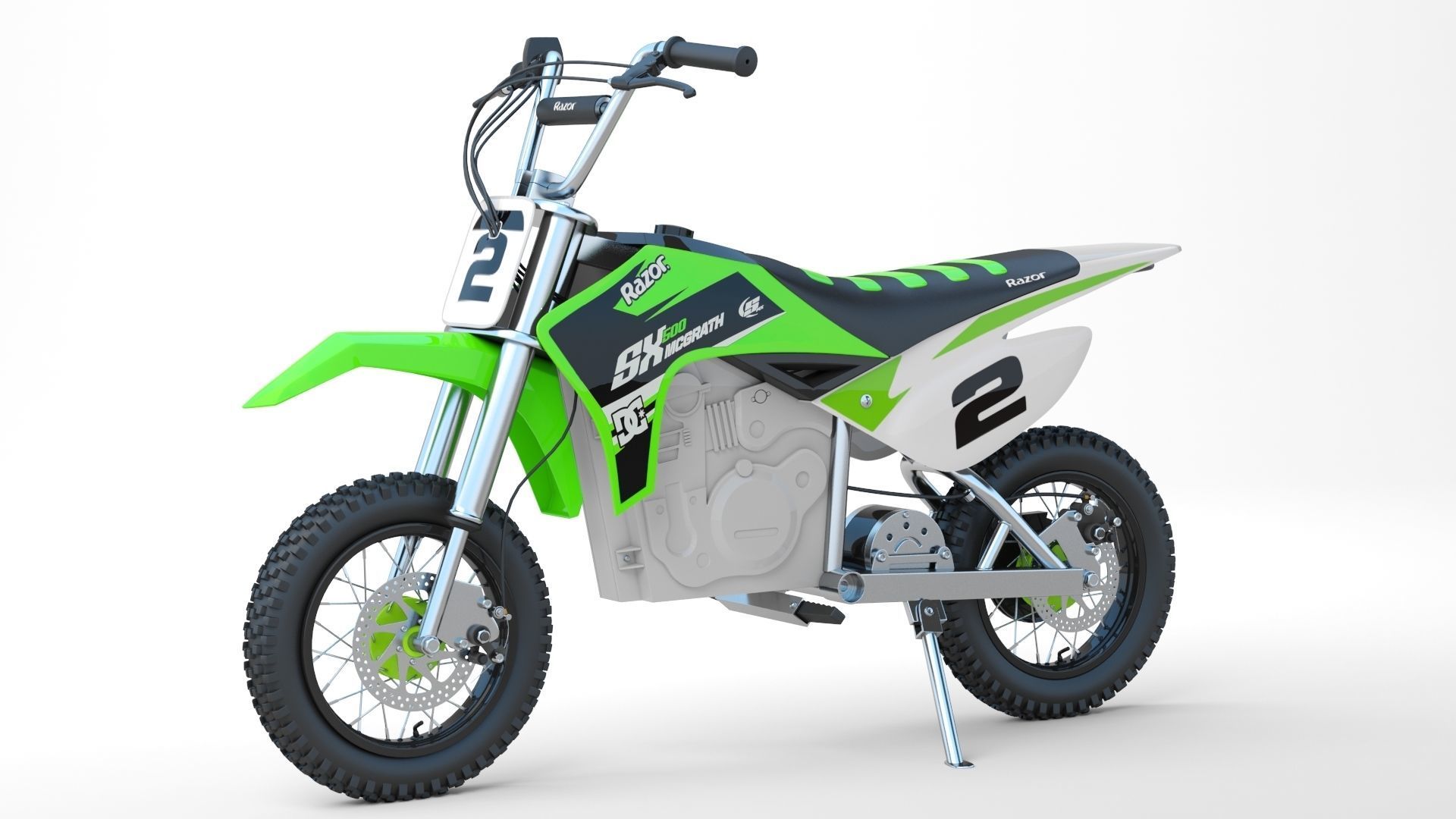 Razor Dirt Rocket SX500 McGrath Electric 3D model | CGTrader
