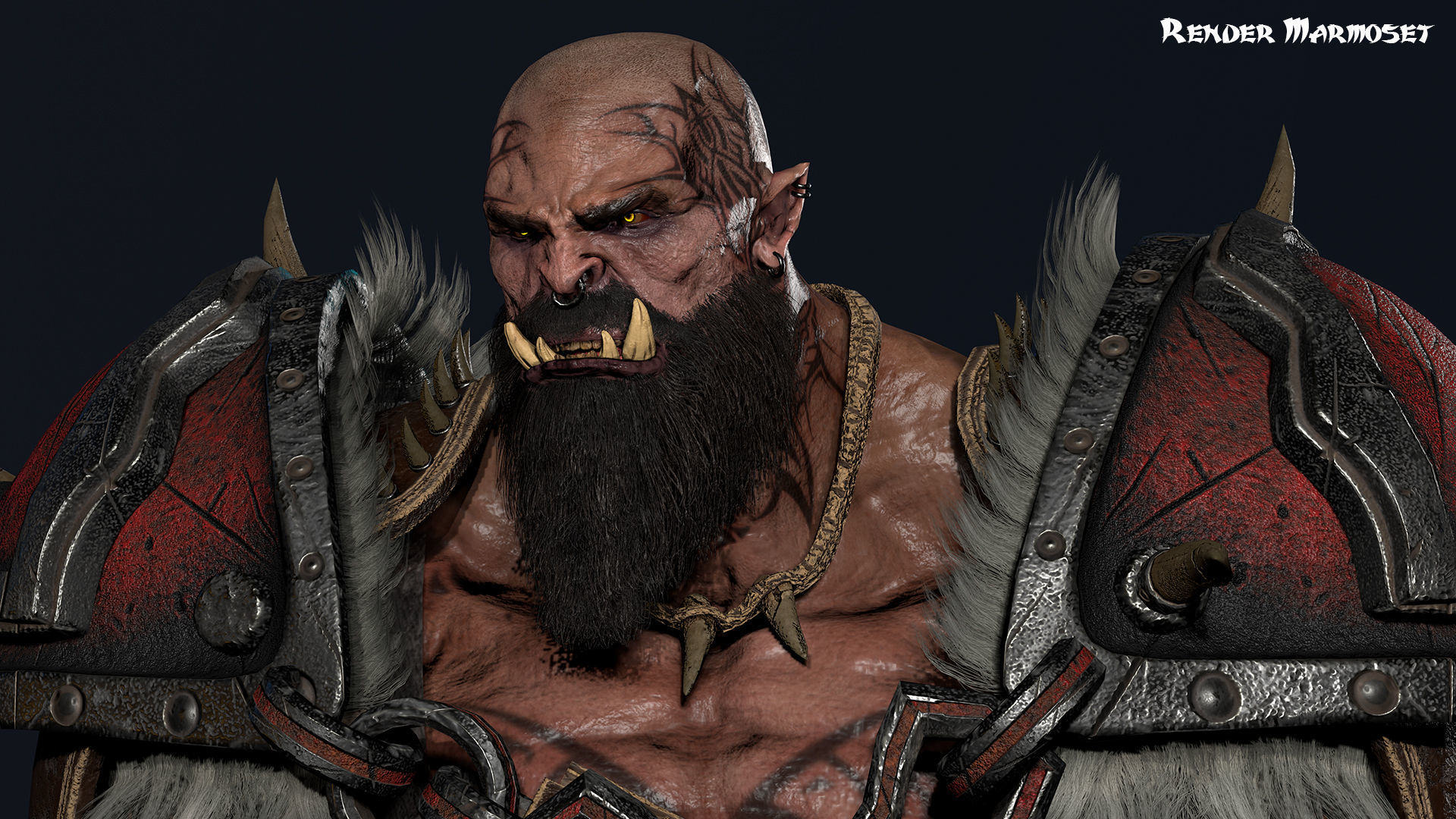 3D model Orc Fury VR / AR / low-poly | CGTrader