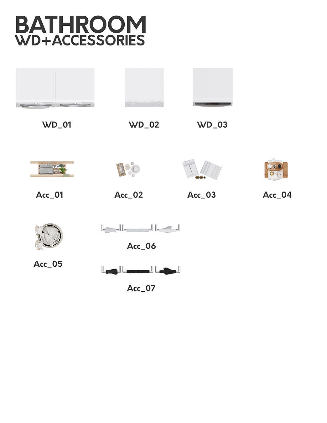 2D Floor Plan Furniture - Top View PSD - MORE than 300 cutouts 3D model ...