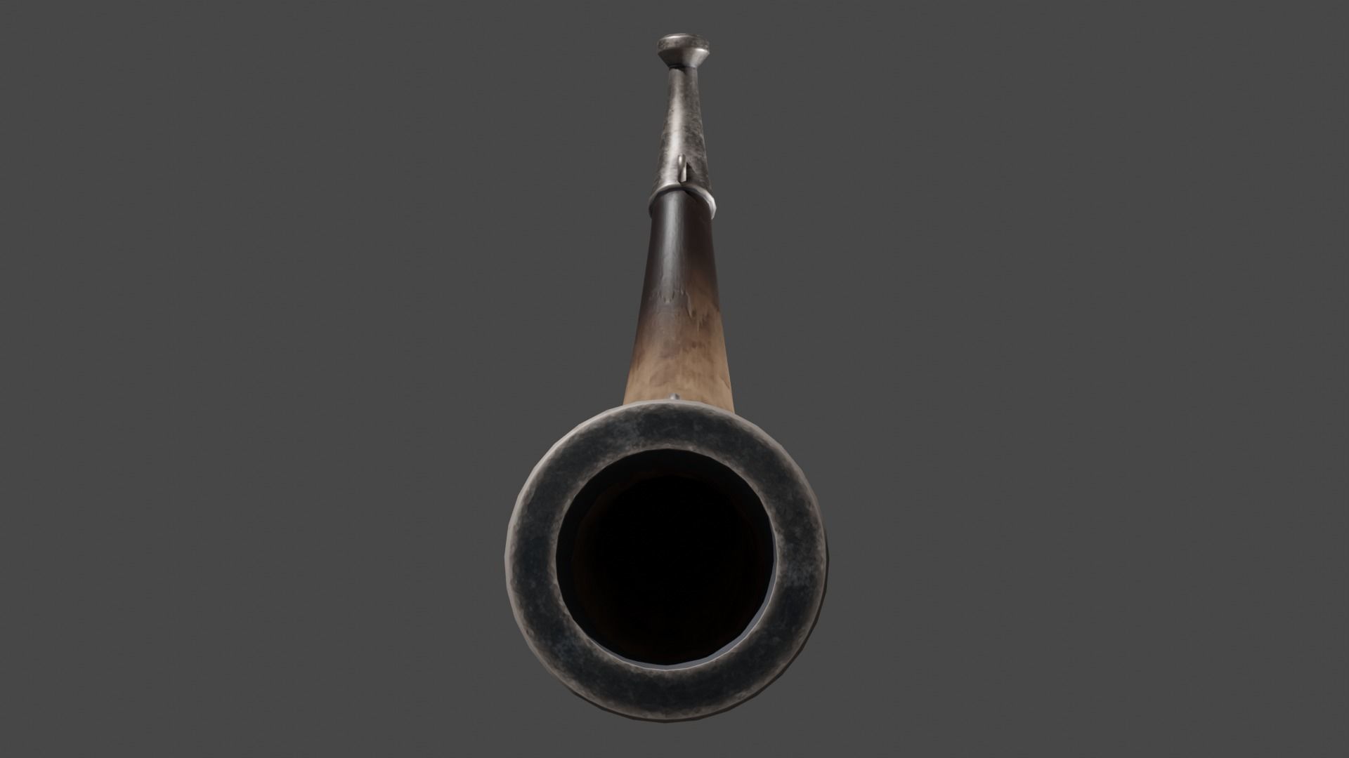 3D model Stylized Viking Horn Arabian style low poly PBR Game Ready VR ...