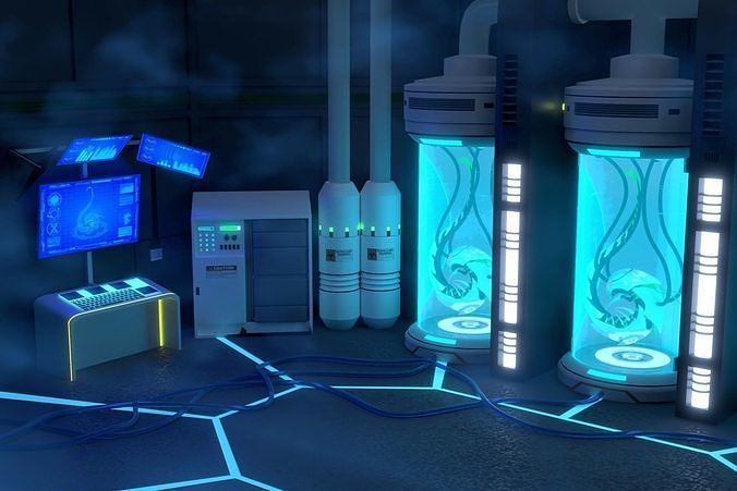 Laboratory Monster 3D 3D model | CGTrader