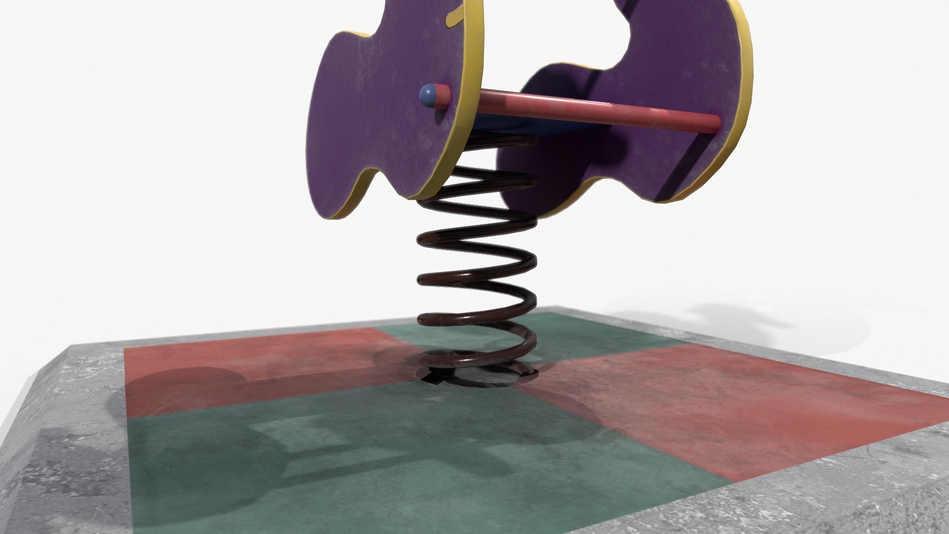 3D model Spring Rider Seahorse VR / AR / low-poly | CGTrader