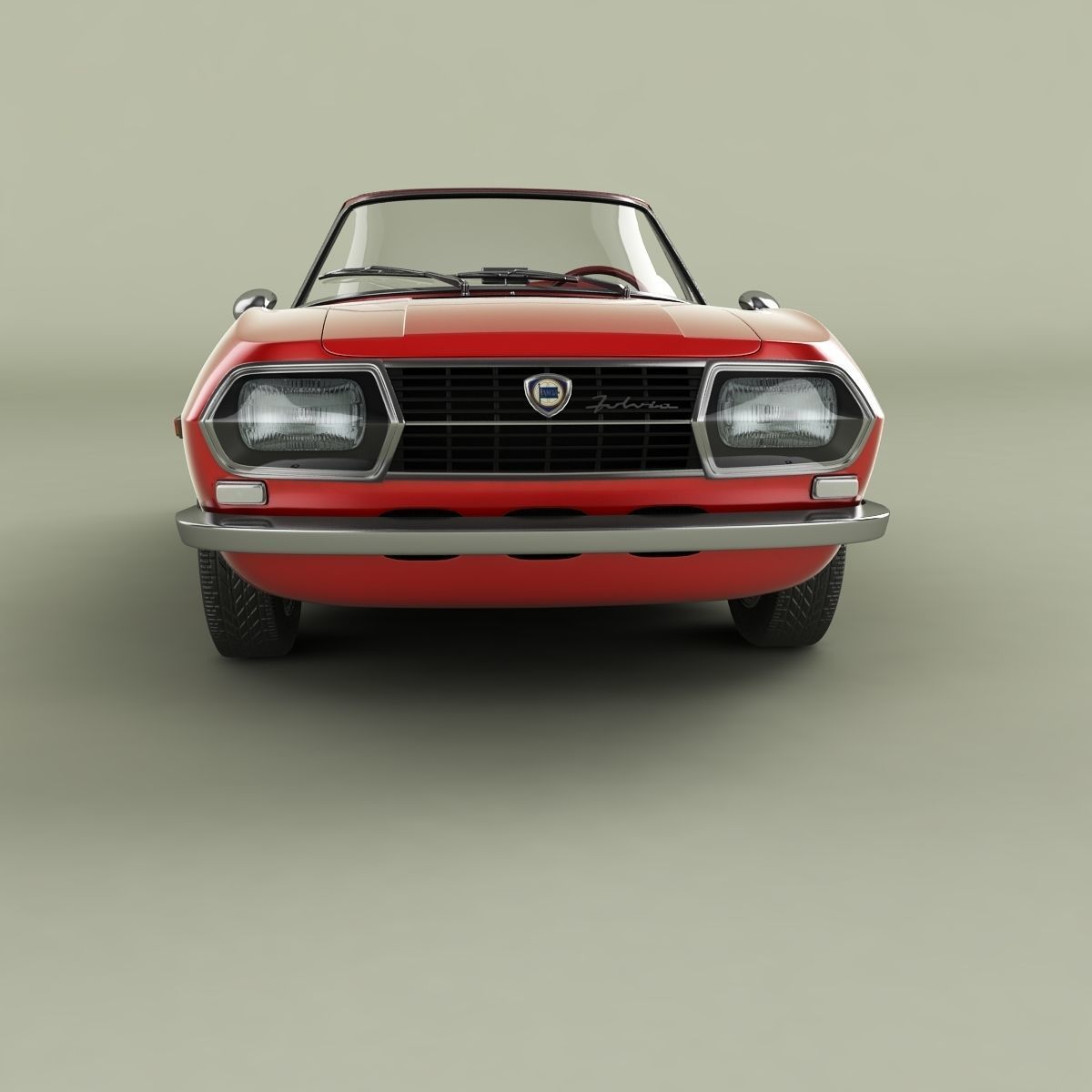 Lancia Fulvia Sport Zagato Spider 3D model | CGTrader