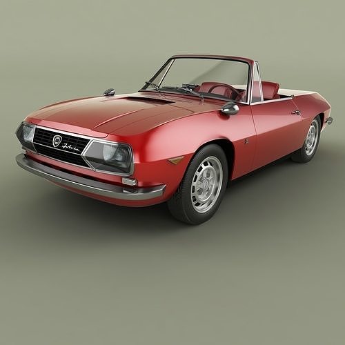 Lancia Fulvia Sport Zagato Spider 3D model | CGTrader