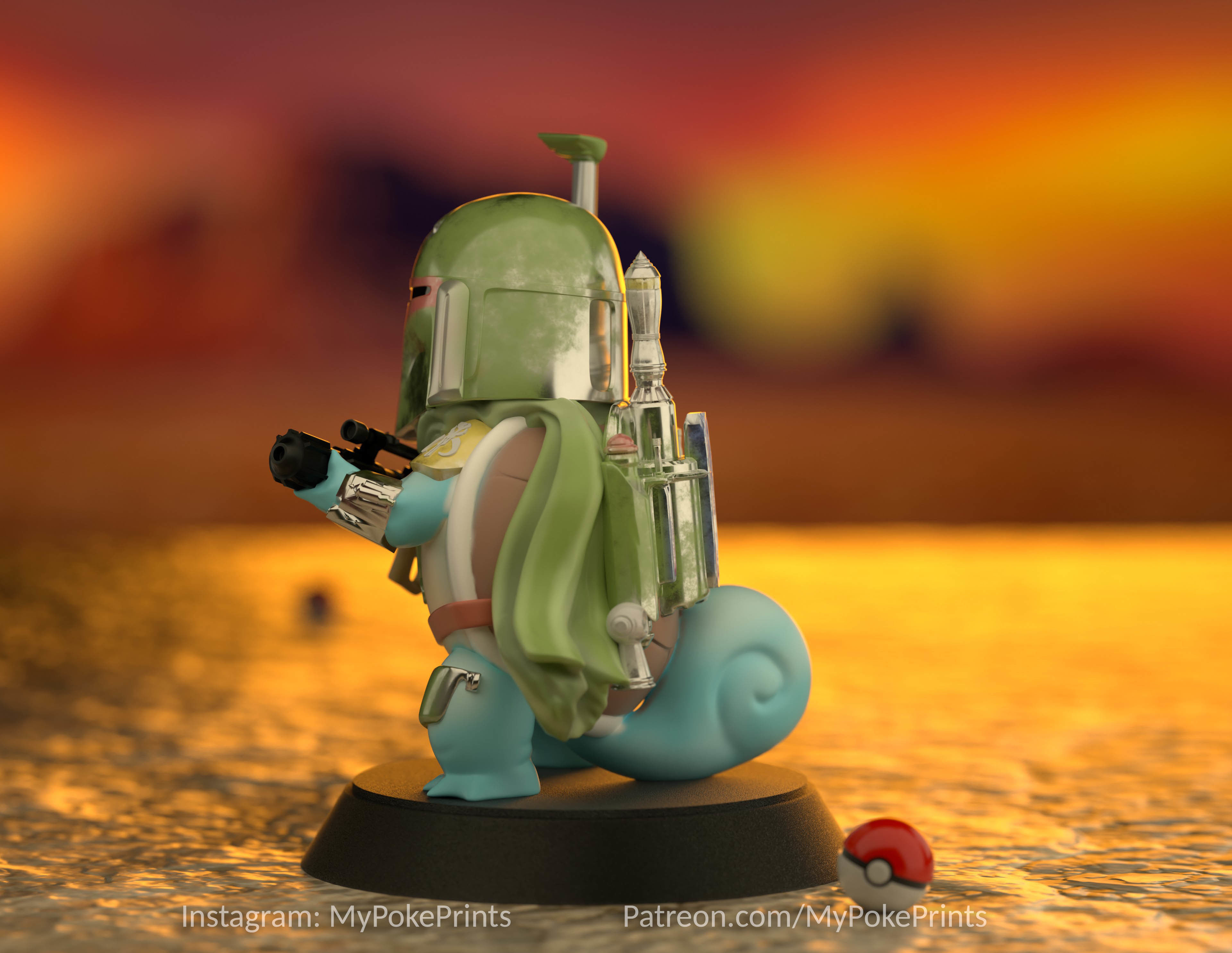 Pokemon Mandalorian Mashups 3D model 3D printable | CGTrader