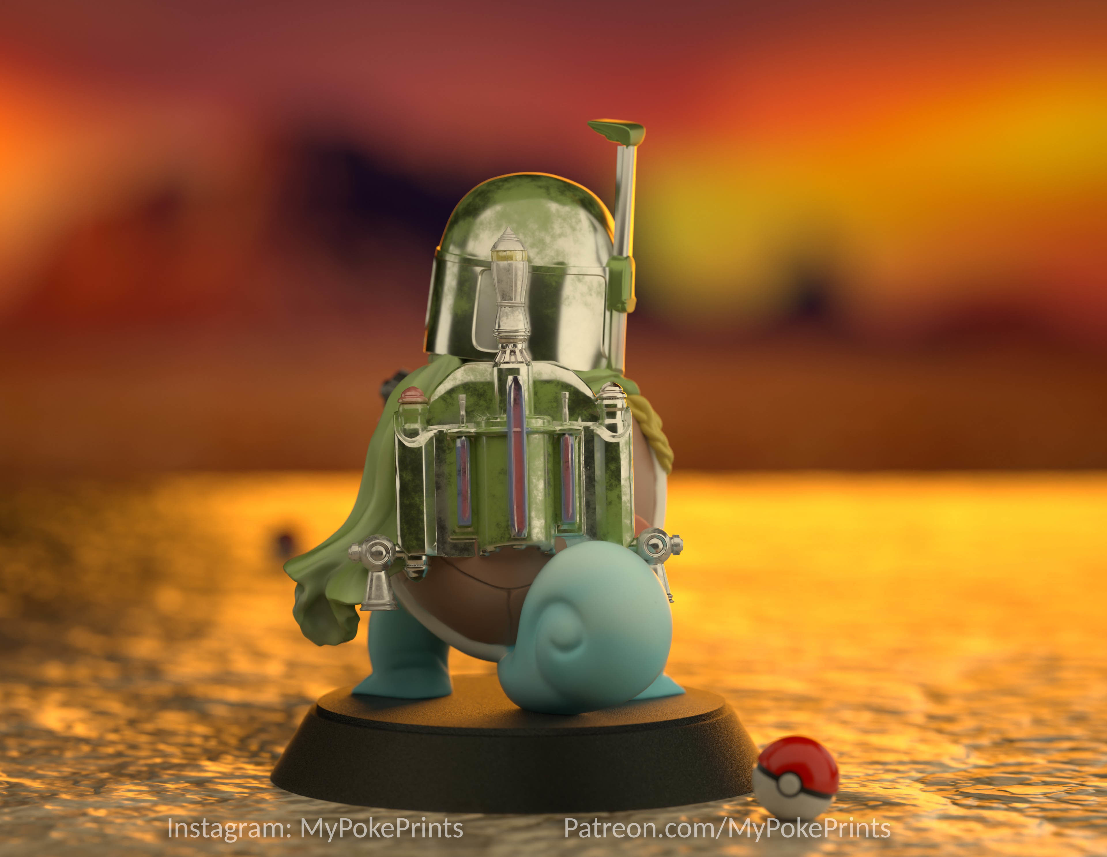 Pokemon Mandalorian Mashups 3D model 3D printable | CGTrader