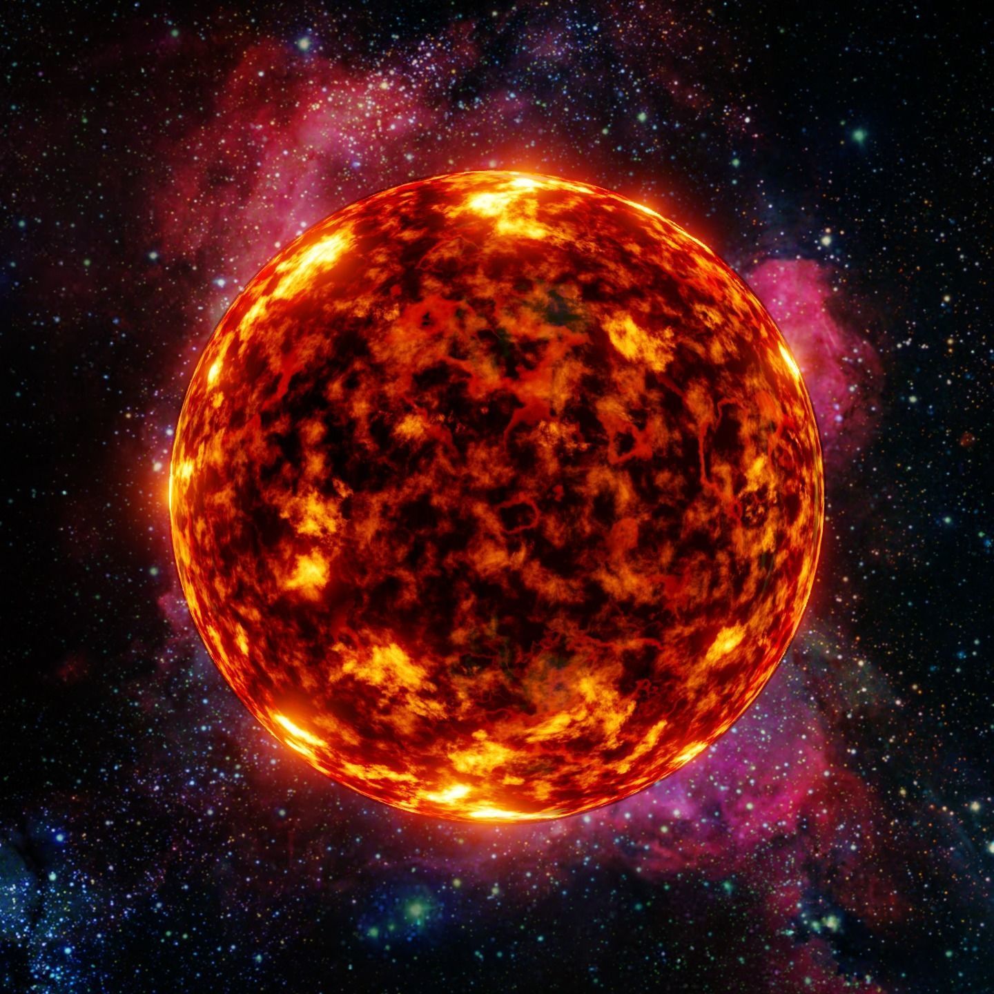 Sun - Star Generator 3D model rigged | CGTrader