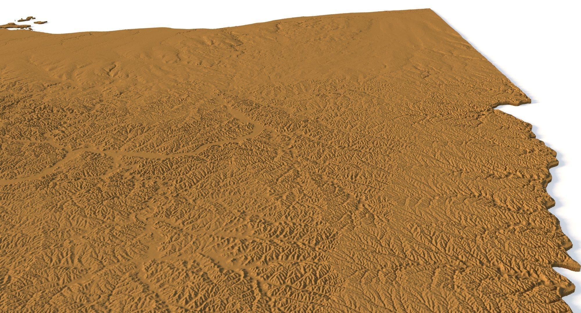 State of Ohio STL model 3D Project 3D model 3D printable | CGTrader