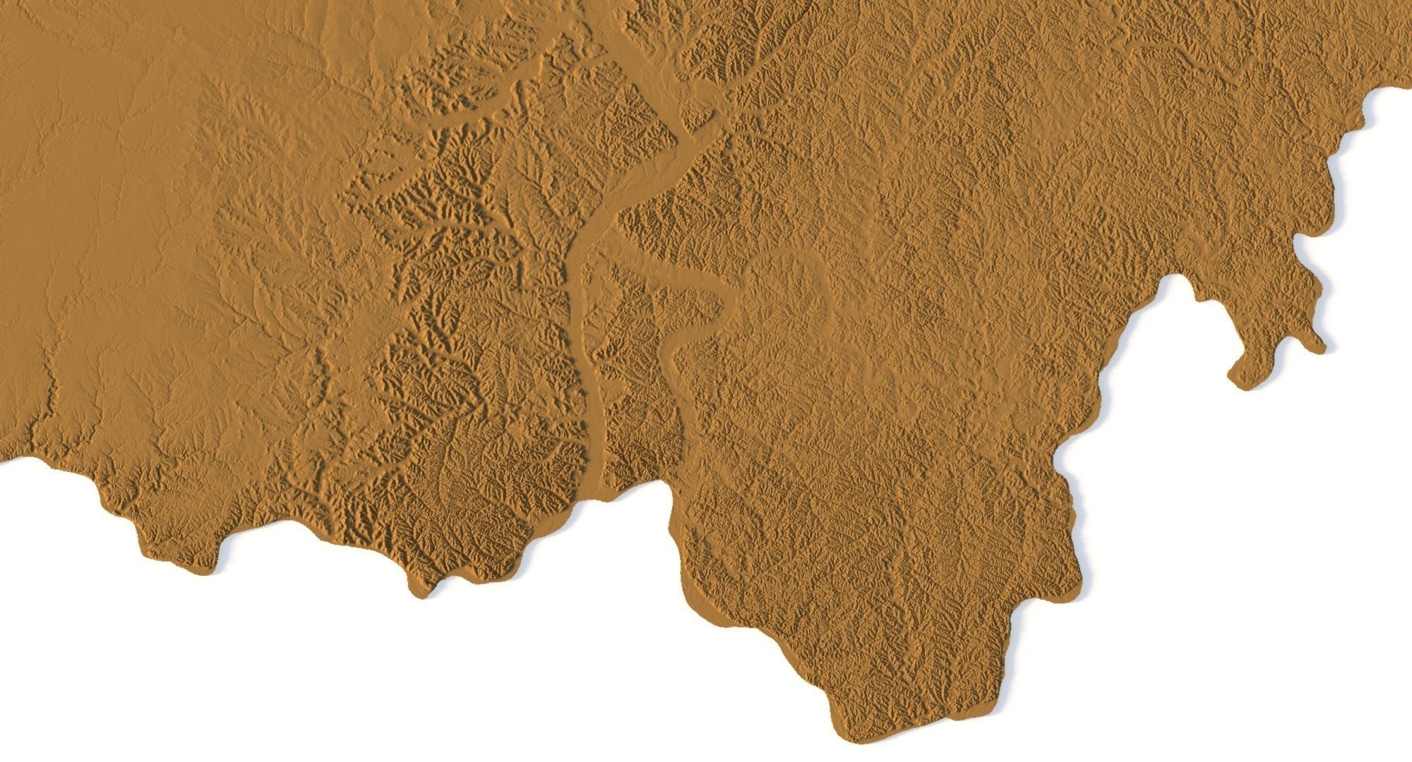 State of Ohio STL model 3D Project 3D model 3D printable | CGTrader