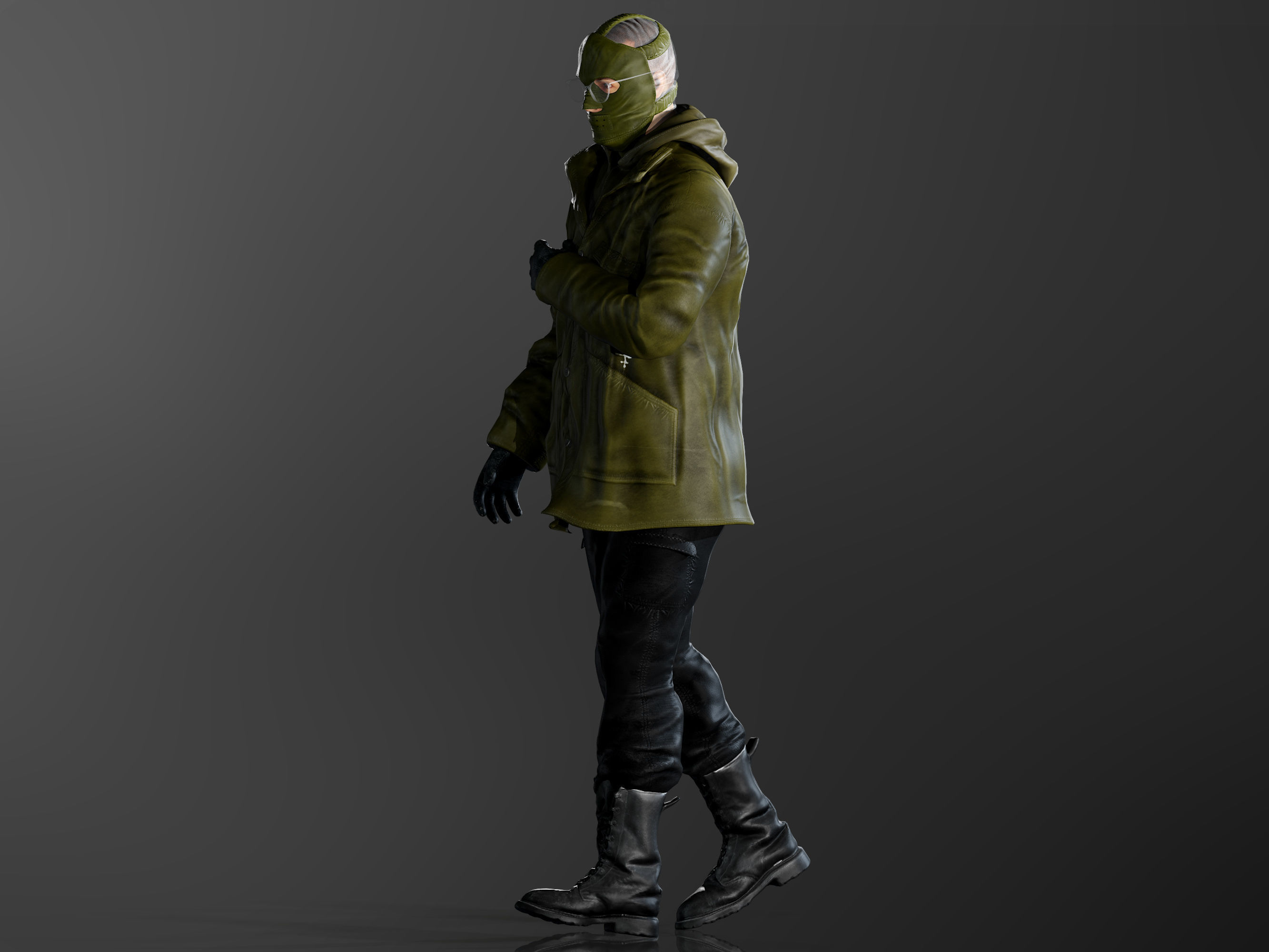 3D model Riddler From Batman movie 2022 VR / AR / low-poly rigged ...