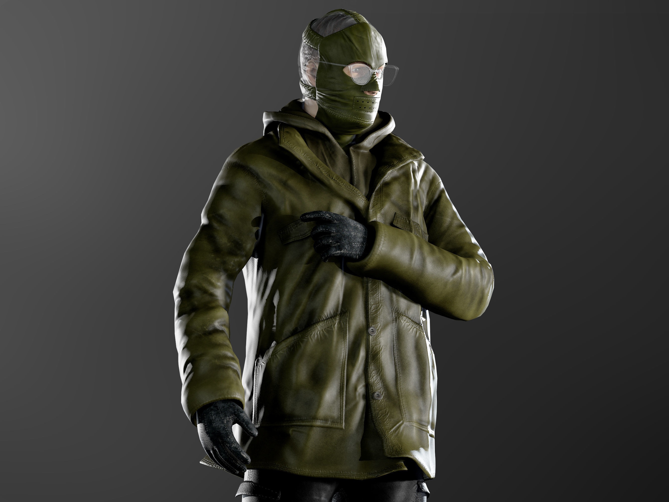 3D model Riddler From Batman movie 2022 VR / AR / low-poly rigged ...