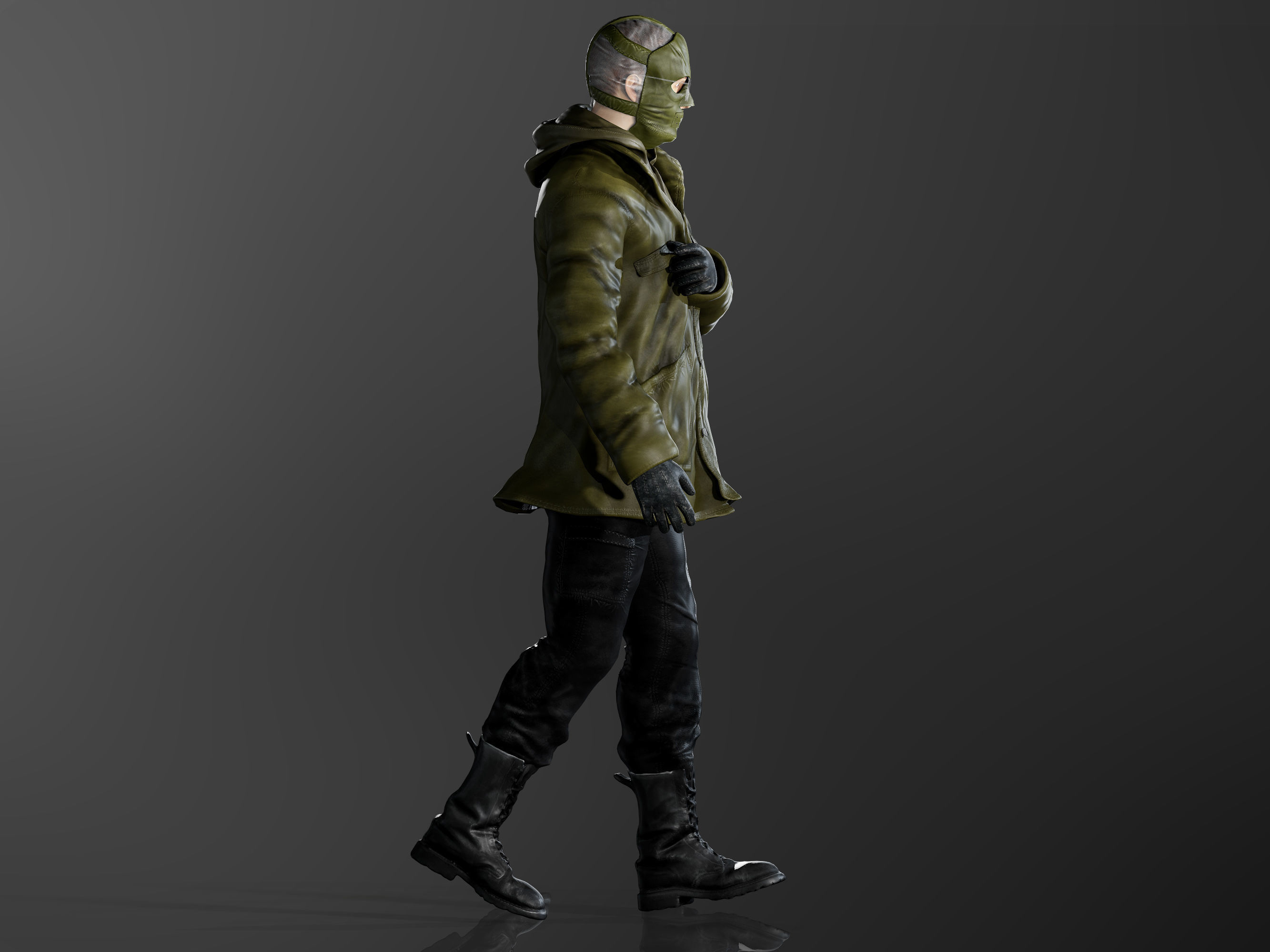 3D model Riddler From Batman movie 2022 VR / AR / low-poly rigged ...