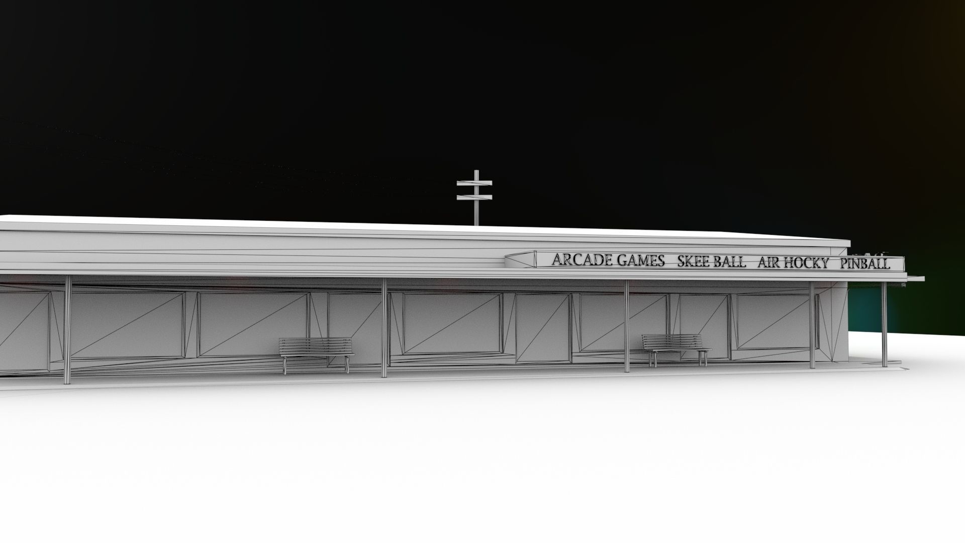 3D model Stranger Things Arcade VR / AR / low-poly | CGTrader