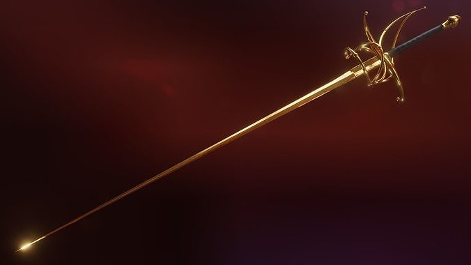 3D model antique rapier VR / AR / low-poly | CGTrader