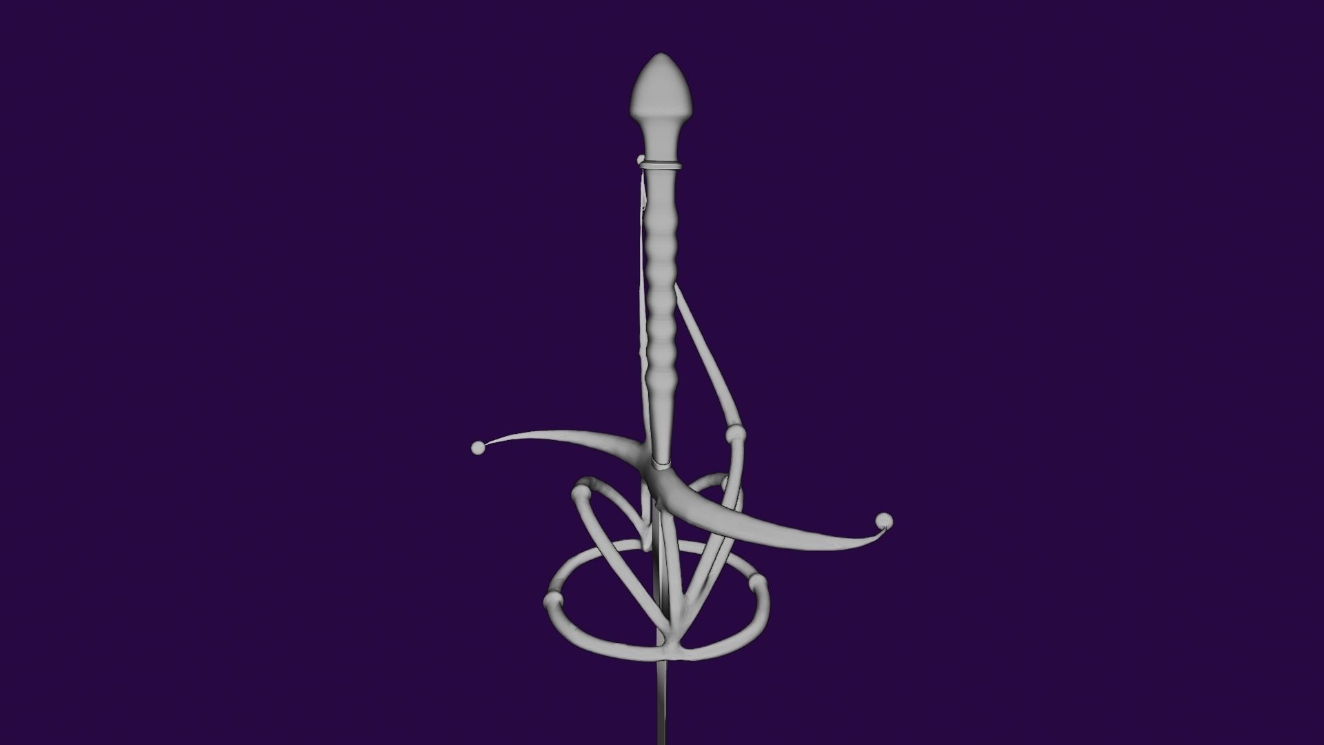 3D model antique rapier VR / AR / low-poly | CGTrader