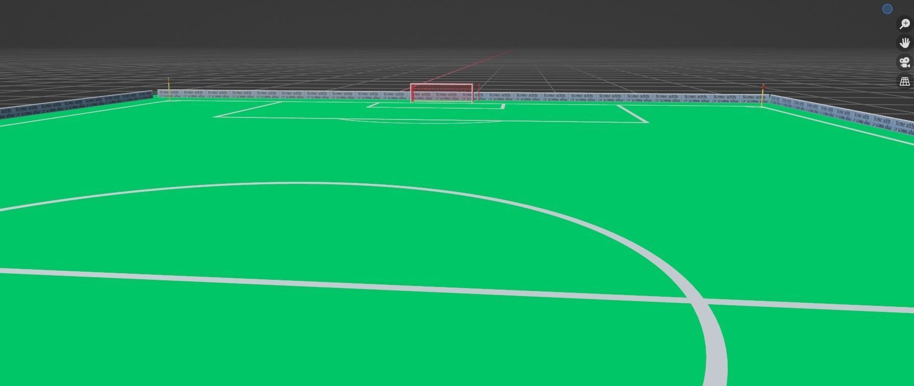 3D model Football Stadium modules and a8 story VR / AR / low-poly ...