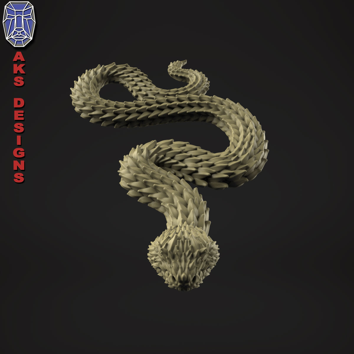 snake version 1 Bas relief for cnc 3D model 3D printable | CGTrader
