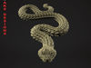 snake version 1 Bas relief for cnc 3D model 3D printable | CGTrader