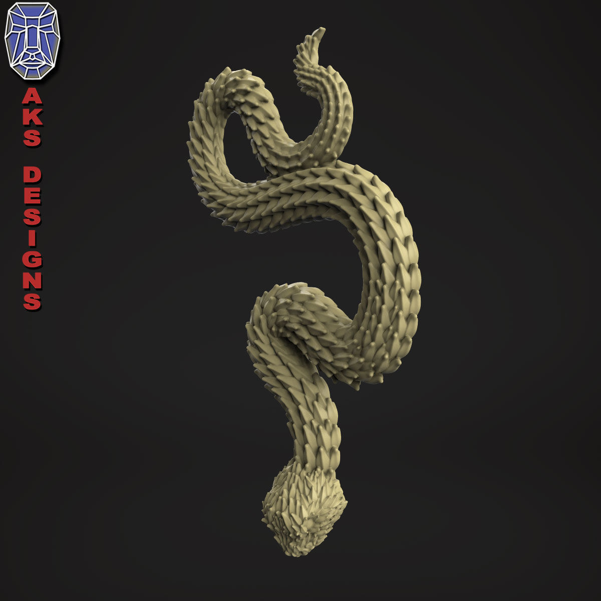 snake version 1 Bas relief for cnc 3D model 3D printable | CGTrader